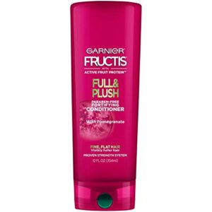 garnier hair care fructis full and plush conditioner, 12 fluid ounce