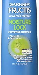 Garnier Hair Care Fructis Moisture Lock Shampoo, 12.5 Fluid Ounce