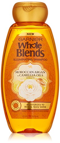 Garnier Whole Blends Shampoo with Moroccan Argan & Camellia Oils Extracts, 12.5 fl. oz.