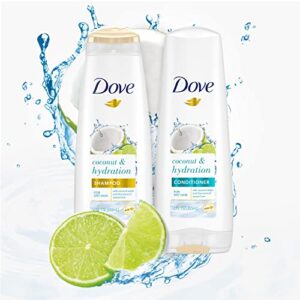 Dove Nourishing Secrets Shampoo and Conditioner for Dry Hair Coconut & Hydration for Everyday Use, 12 Fl Oz (Pack of 2)