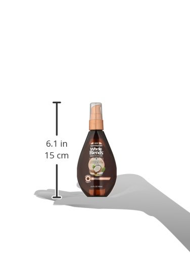 Garnier Whole Blends Smoothing Oil, Coconut Oil & Cocoa Butter Extracts 3.4 Fl Oz (1 Count)