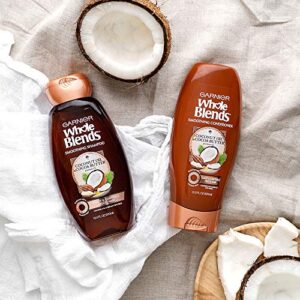 Garnier Whole Blends Smoothing Oil, Coconut Oil & Cocoa Butter Extracts 3.4 Fl Oz (1 Count)