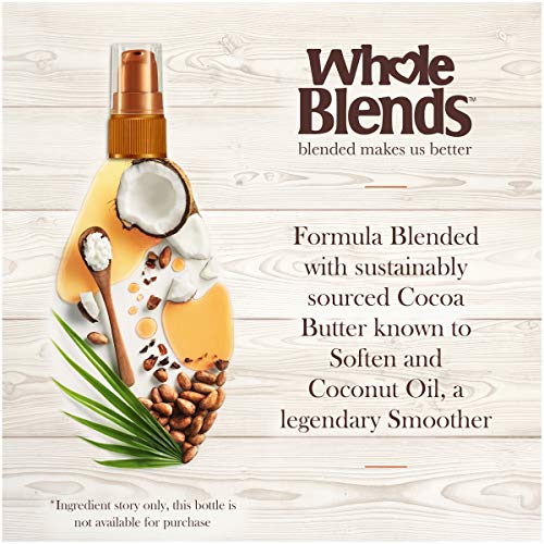 Garnier Whole Blends Smoothing Oil, Coconut Oil & Cocoa Butter Extracts 3.4 Fl Oz (1 Count)