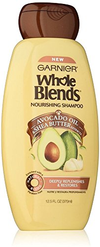 Garnier Whole Blends Nourishing Shampoo, Avocado Oil & Shea Butter Extracts 12.50 oz ( Pack of 2)