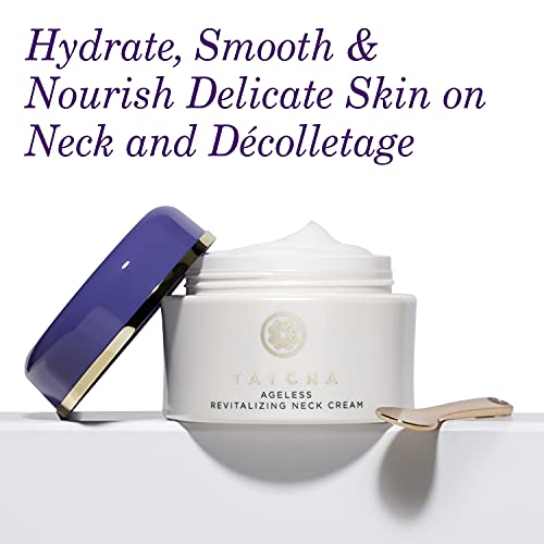 TATCHA Revitalizing Neck Cream: Hydrate, Smooth & Nourish Delicate Skin on Neck and Décolletage, 50 ml | 1.7 oz