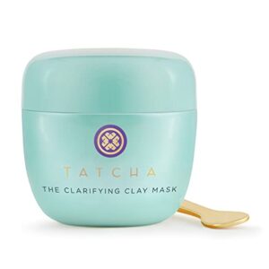 tatcha the clarifying clay mask | exfoliating pore treatment creates a warming sensation to open & purify pores | 1.7 oz