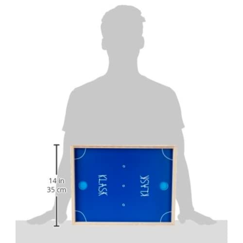 KLASK: The Magnetic Award-Winning Party Game of Skill - for Kids and Adults of All Ages That’s Half Foosball, Half Air Hockey