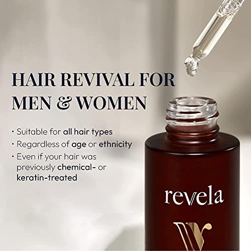 Revela Hair - The Hair Revival Serum - Dermatologist Approved Lightweight Hair Loss & Hair Thinning Serum - Scalp & Hair Follicle Penetration for Fast, Visible Results - For All Hair Types - 40ml / 1.4 Fl. Oz, 2 Pack