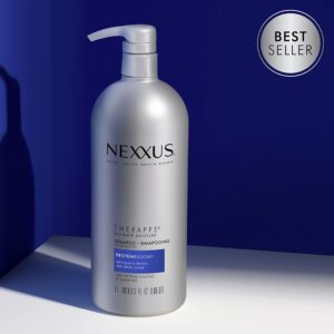 Nexxus Therappe Moisturizing Shampoo for Dry Hair Ultimate Moisture Silicone-Free, ProteinFusion with Elastin Protein and Green Caviar 33.8 oz