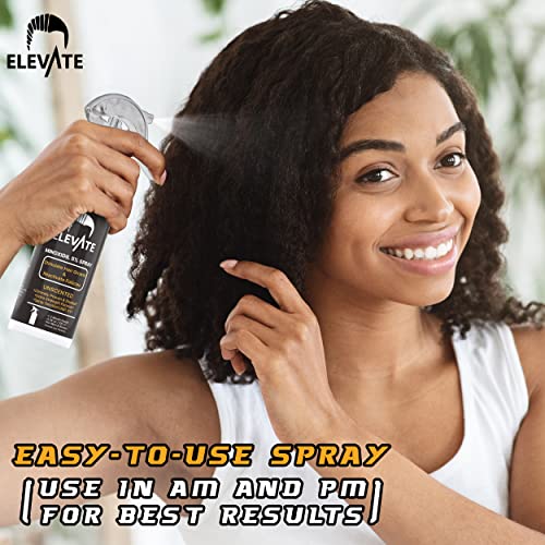 ELEVATE 5% Minoxidil Hair Growth Spray - Extra Strength Professional Treatment for Hair Loss and Hair Regrowth - Stimulate Hair Follicles for Men & Women - 1 to 2 Month Supply 100ml