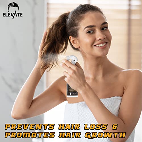 ELEVATE 5% Minoxidil Hair Growth Spray - Extra Strength Professional Treatment for Hair Loss and Hair Regrowth - Stimulate Hair Follicles for Men & Women - 1 to 2 Month Supply 100ml