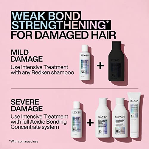 Redken Bonding Shampoo for Damaged Hair Repair | Acidic Bonding Concentrate | For All Hair Types