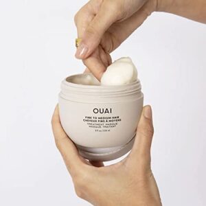 OUAI Treatment Masque. Repair and Restore Hair with the Deeply Moisturizing Hair Masque. Leave Hair Feeling Soft, Smooth and Strong. Free from Parabens and Phthalates, 8 Fl Oz