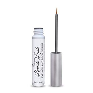 pronexa hairgenics lavish lash (3ml, 3 month supply) – eyelash growth enhancer & brow serum with natural growth peptides for long, thick lashes and eyebrows! dermatologist certified & hypoallergenic.