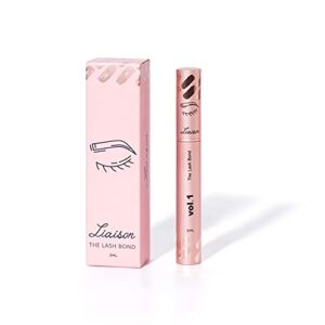 Liaison Lash Bond Eyelash Growth Serum - Natural Peptide Lash Boost & Enhancer for Longer, Fuller, & Thicker Lashes - Vegan, Cruelty Free, Paraben Free, Talc Free & Irritation Free Formula