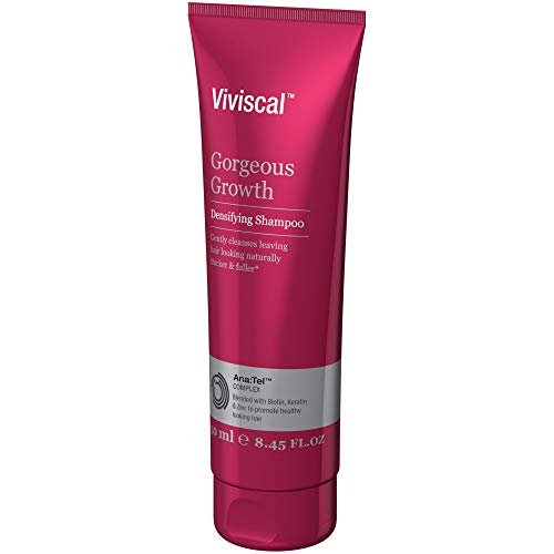 Viviscal Gorgeous Growth Densifying Shampoo for Thicker, Fuller Hair Ana:Tel Proprietary Complex with Keratin, Biotin, Zinc 8.45 Ounce