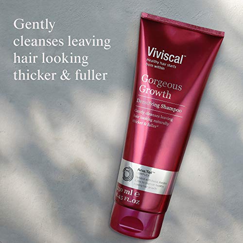 Viviscal Gorgeous Growth Densifying Shampoo for Thicker, Fuller Hair Ana:Tel Proprietary Complex with Keratin, Biotin, Zinc 8.45 Ounce