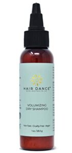 dry shampoo volume powder. natural and organic ingredients. for blonde and dark hair. lavender oil scented.