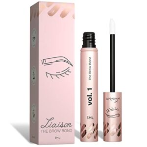 liaison brow bond eyebrow growth serum – brow growth complex – boost & enhancer for longer, fuller, & thicker eyebrows – vegan, cruelty free, paraben free & talc free – irritation free formula