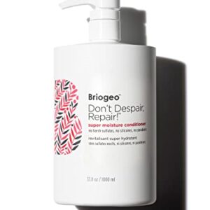 Briogeo Don’t Despair, Repair Super Moisture Conditioner for Dry, Damaged or Color Treated Hair | Repairs Straight, Wavy and Curly Hair | Vegan, Phalate & Paraben-Free | 33.8 Ounces