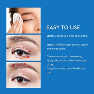 Natural Eyelash Growth Serum and Brow Enhancer to Grow Thicker, Longer Lashes for Long, Luscious Lashes and Eyebrows (Eyelash Growth Serum [3mL])