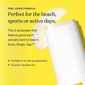 Supergoop! 100% Mineral Sunscreen Stick - 0.67 oz, Pack of 2 - Full-Coverage SPF 50 Broad Spectrum Face Sunscreen for Sensitive Skin with Olive Fruit Extract - Water Resistant - Great for Active Days