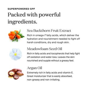 Supergoop! Handscreen SPF 40, 1 fl oz - Preventative, SPF Hand Cream For Dry Cracked Hands - Fast-Absorbing, Clean ingredients, Non-Greasy Formula - With Sea Buckthorn, Antioxidants & Natural Oils