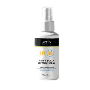 actiiv spf 30 hair + scalp defense spray, 3 fl. oz.