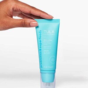 TULA Skin Care Face Filter Blurring and Moisturizing Primer | Smoothing Face Primer, Evens the Appearance of Skin Tone & Redness, Hydrates & Improves Makeup Wear | Original/Sunrise 1 fl. oz.