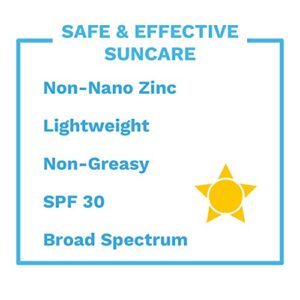 Block Island Organics - Natural Mineral Sunscreen SPF 30 - Broad Spectrum UVA UVB Protection - Non-Nano Zinc - Lightweight Non-Greasy Sunblock - EWG Recommended - Non-Toxic - Made in USA 3.4 FL OZ