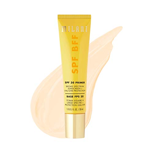 Milani SPF BFF Primer for Makeup (1.0 FlOz.)- Makeup Primer with Sunscreen SPF30