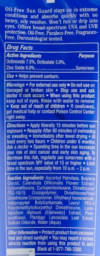 Jack Black , Oil-Free Sun Guard SPF 45 Sunscreen, 4 Fl Oz