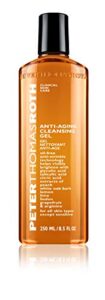 peter thomas roth | anti-aging cleansing gel | face wash with anti-wrinkle technology, exfoliates with glycolic acid and salicylic acid, 8.5 fl oz