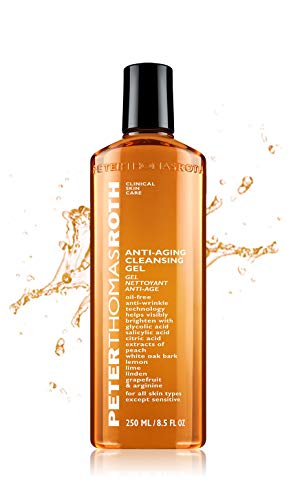 Peter Thomas Roth | Anti-Aging Cleansing Gel | Face Wash with Anti-Wrinkle Technology, Exfoliates with Glycolic Acid and Salicylic Acid, 8.5 Fl Oz