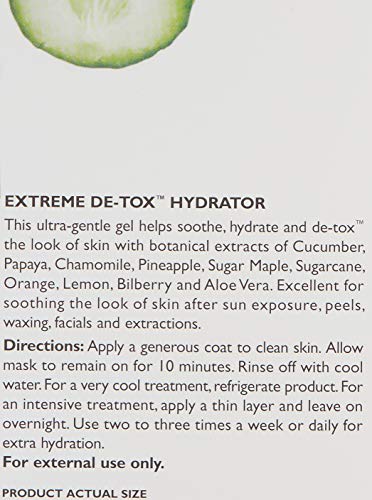 Peter Thomas Roth | Cucumber Gel Mask | Extreme De-Tox Hydrator, Cooling and Hydrating Facial Mask, Helps Soothe the Look of Dry and Irritated Skin, 5 fl oz (Pack of 1)