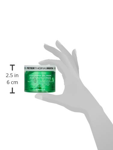 Peter Thomas Roth | Cucumber Gel Mask | Extreme De-Tox Hydrator, Cooling and Hydrating Facial Mask, Helps Soothe the Look of Dry and Irritated Skin, 5 fl oz (Pack of 1)