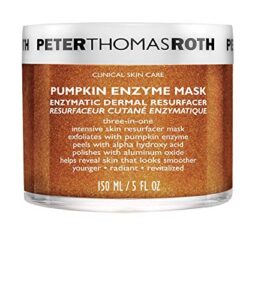 peter thomas roth | pumpkin enzyme mask | enzymatic dermal resurfacer, exfoliating pumpkin facial mask for dullness, fine lines, wrinkles and uneven skin tone