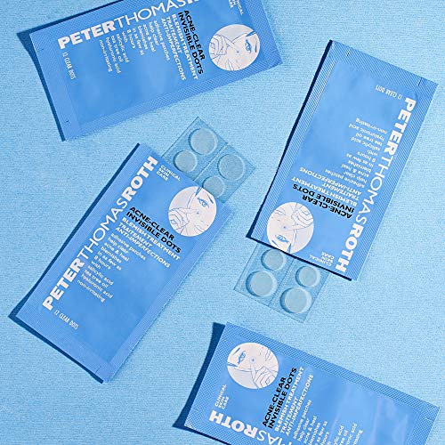 Peter Thomas Roth | Acne-Clear Invisible Dots | Blemish Treatment, Salicylic Acid Pimple Patches, Helps Reduce the Look of Blemishes in 8 Hours, Two Patch Sizes