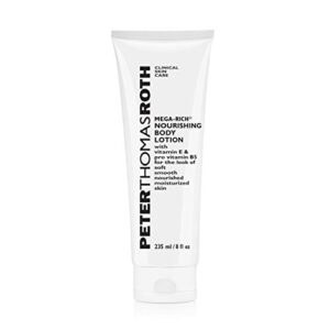 peter thomas roth | mega-rich nourishing body lotion | for dry and dehydrated skin,8 fl oz (pack of 1)