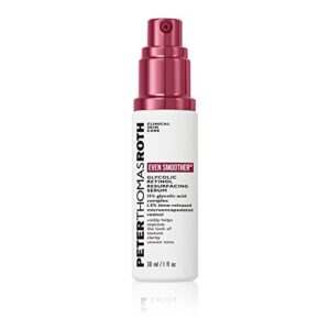 peter thomas roth | even smoother glycolic retinol resurfacing serum | glycolic acid serum with retinol for uneven texture and tone, 1 fl. oz.