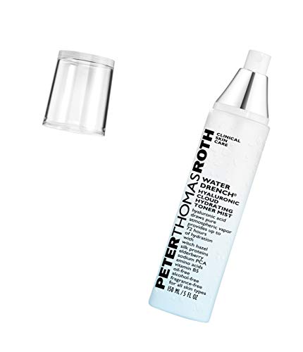 Peter Thomas Roth Water Drench Hyaluronic Cloud Hydrating Toner Mist with Witch Hazel, Up to 72 Hours of Hydration, Helps Reduce the Look of Fine Lines, Wrinkles and Pores