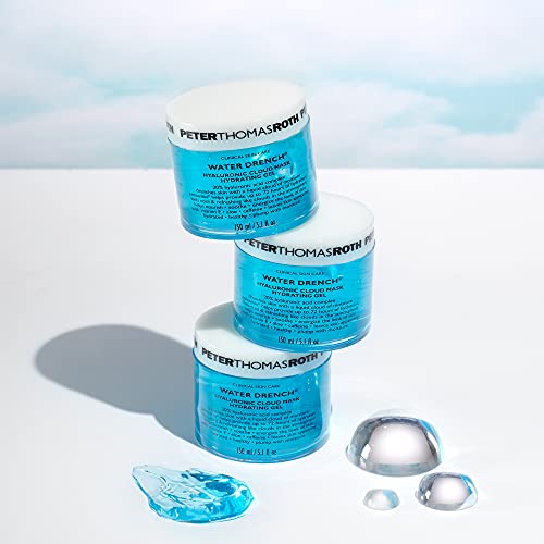 Peter Thomas Roth | Water Drench Hyaluronic Cloud Mask Hydrating Gel | Moisturizing Face Mask with Hyaluronic Acid, Up To 72 Hours of Hydration