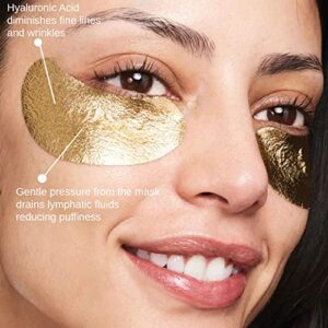 Wander Beauty Gold Under Eye Patches BAGGAGE CLAIM | Under Eye Mask for Beauty and Self Care, Brightens Dark Circles, Hyaluronic Acid Eye Mask -Puffy Under Eye Bags, 6 sets Rose Gold, 6 sets Gold