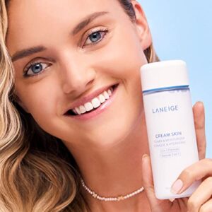 LANEIGE Cream Skin Toner & Moisturizer: 2-in-1 Amino Acid Rich Liquid, Soothe, Hydrate, and Strengthen Skin's Moisture Barrier, 5.0 fl. oz.