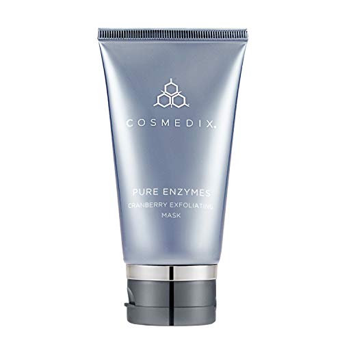 COSMEDIX Pure Enzymes Cranberry Exfoliating Mask, Gently Exfoliates Dry Skin, Helps Smooth Skin Texture, L-Lactic Acid & Cranberry Enzymes, Cruelty Free