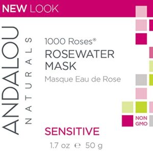 Andalou Naturals, Mask, 1000 Roses Rosewater, 1.7 Ounce