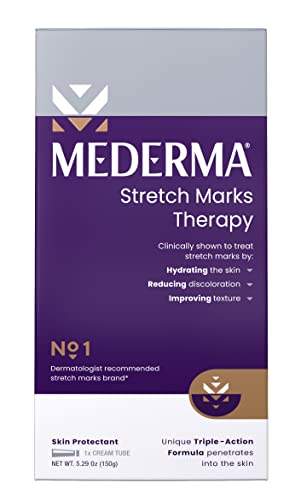 Mederma Stretch Marks Therapy - Help Prevent and treat Stretch Marks - #1 Doctor & Pharmacist Recommended Brand of Scar Treatment - 5.29 oz (150g)