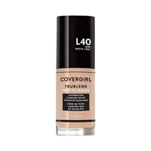 covergirl trublend matte made liquid foundation, classic ivory, 1 fl oz (pack of 1)