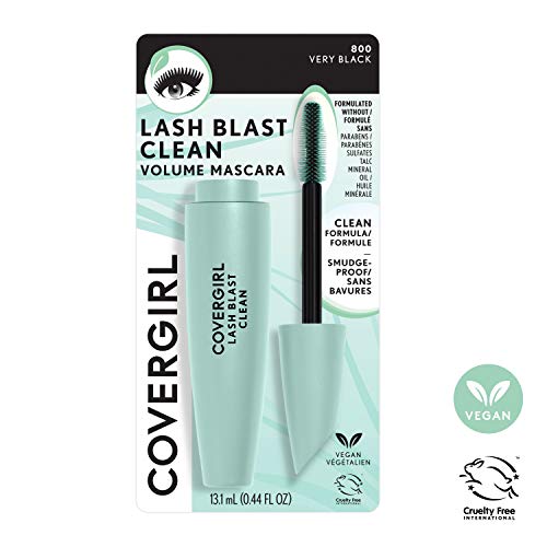 COVERGIRL Lash Blast Clean Volume Mascara, Very Black, 0.44 Fl Oz, Pack of 1