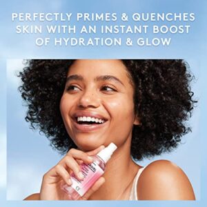 COVERGIRL Clean Fresh Skincare Priming Glow Facial Mist with Rose Water and Vitamin C, 3.3 Fl Oz